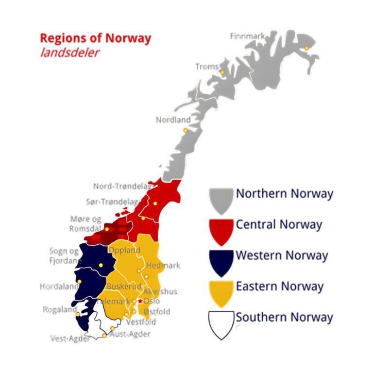 The General Regions of Norway - The Norwegian Standard